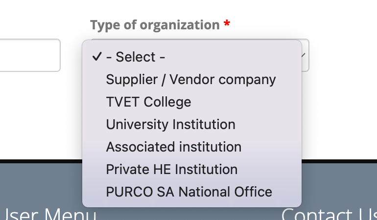 Registering and Logging In - PURCO SA Member Guide