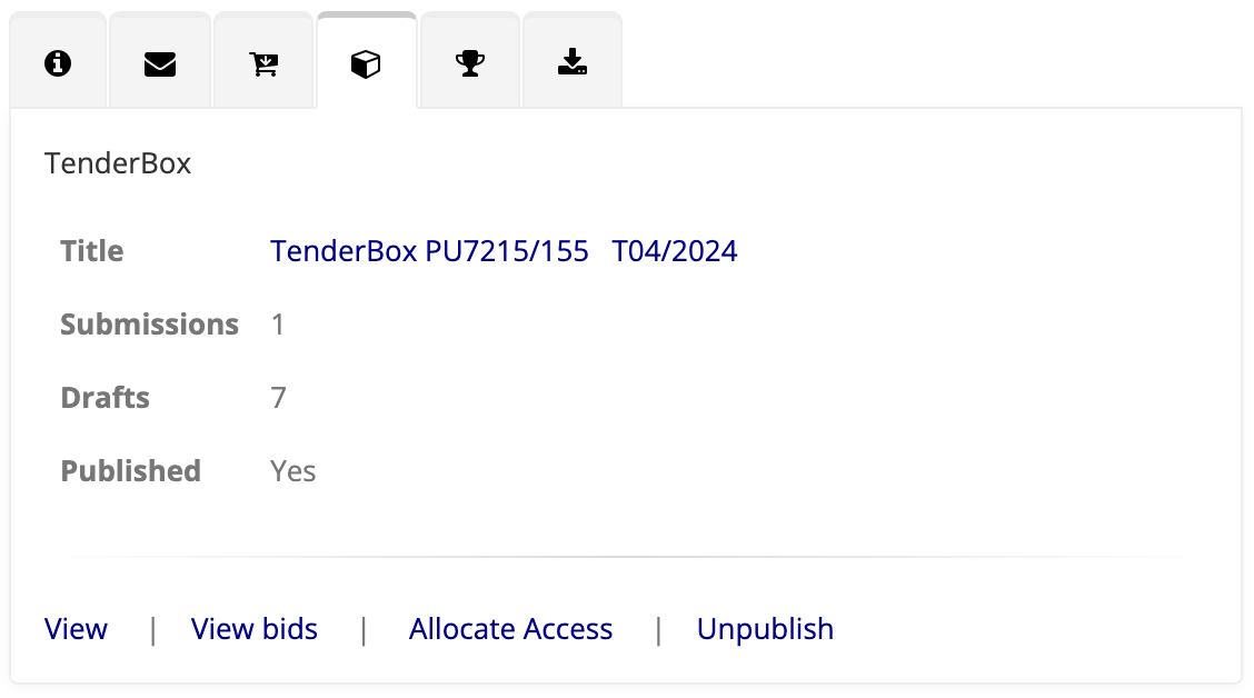 The Tender Dashboard - PURCO SA Staff Guide