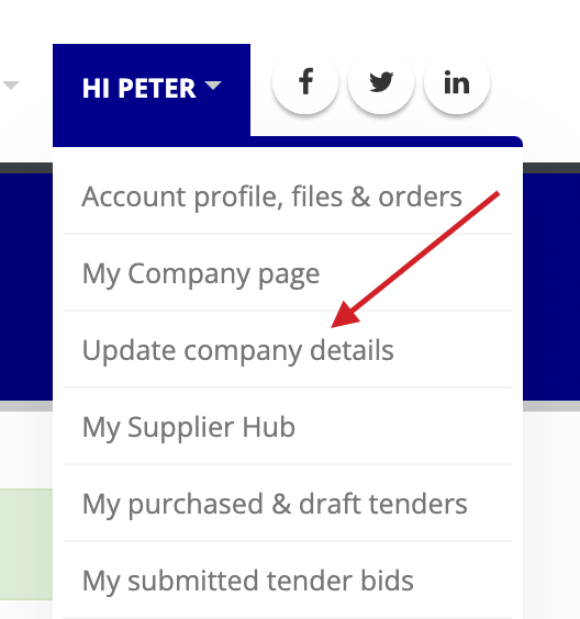 Managing Your Organisation Profile | Purchasing Consortium